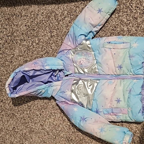 Disney | Jackets & Coats | Girls Frozen Puff Jacket | Poshmark